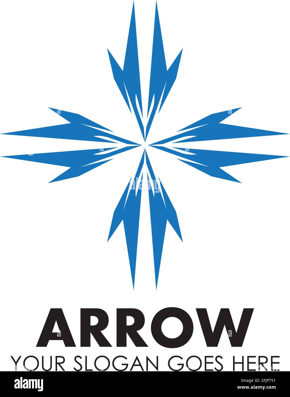 Arrow vector illustration icon Logo Template design Stock Vector Image ...