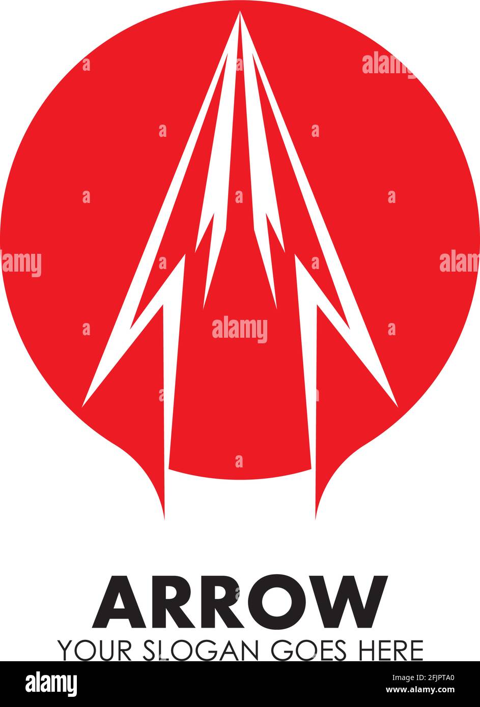 Arrow vector illustration icon Logo Template design Stock Vector Image ...