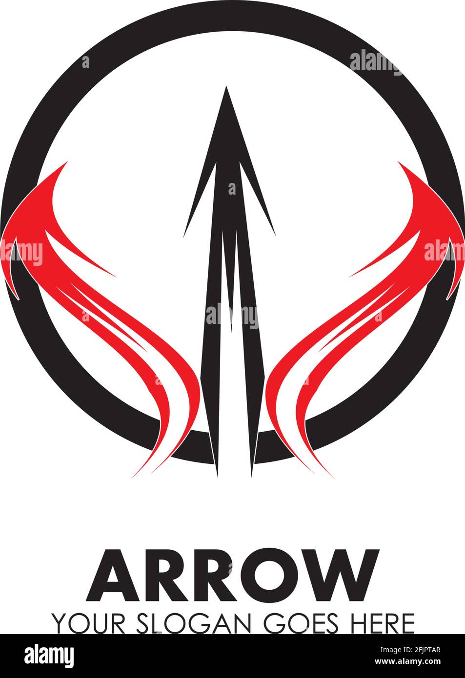 Arrow vector illustration icon Logo Template design Stock Vector Image ...