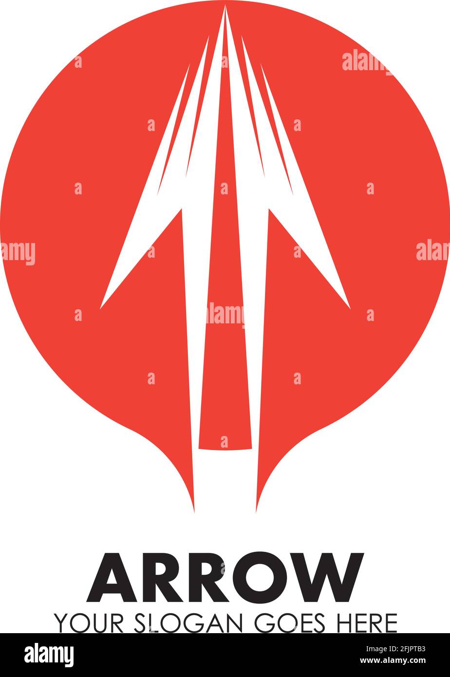 Arrow vector illustration icon Logo Template design Stock Vector Image ...