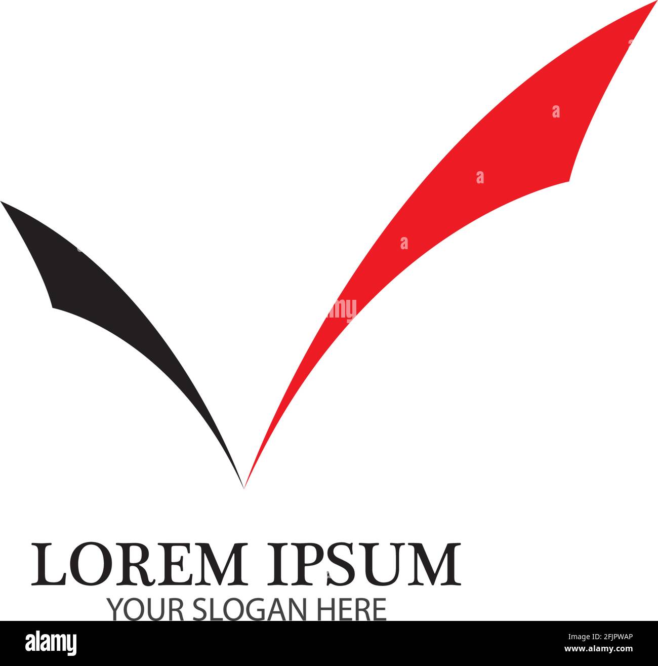 check mark symbol and logo Stock Vector Image & Art - Alamy