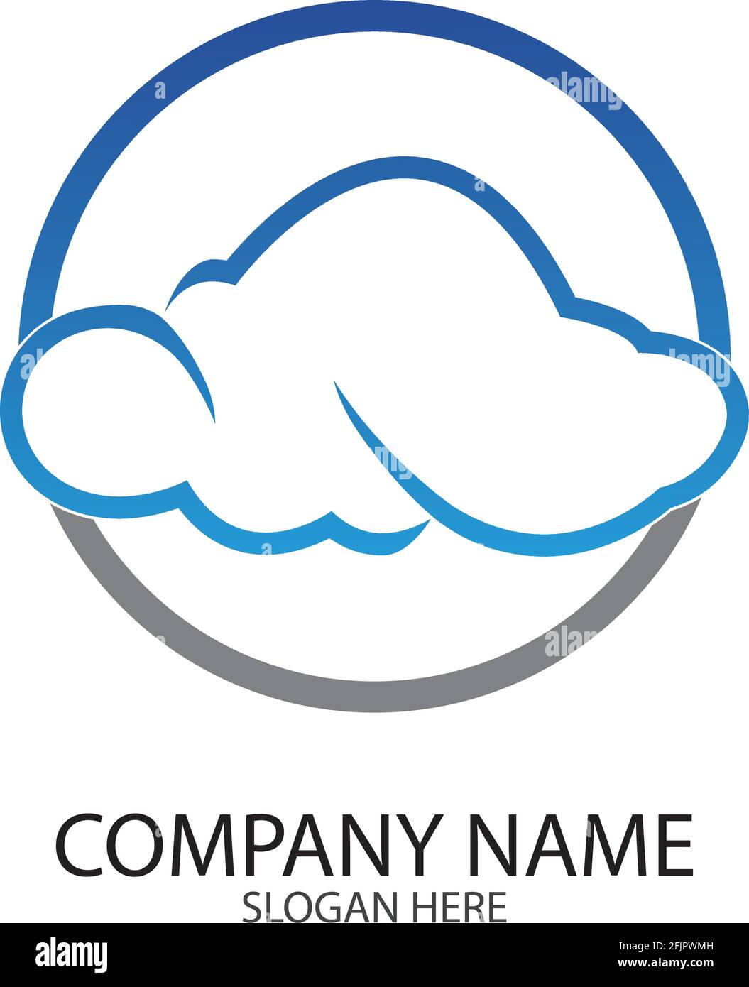 Cloud template vector icon illustration design Stock Vector Image & Art ...