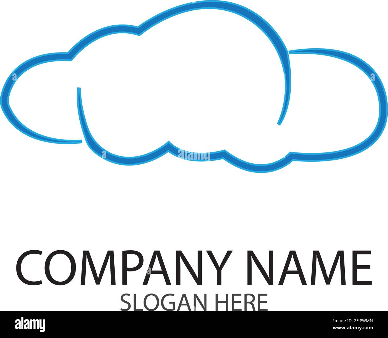 Cloud template vector icon illustration design Stock Vector Image & Art ...