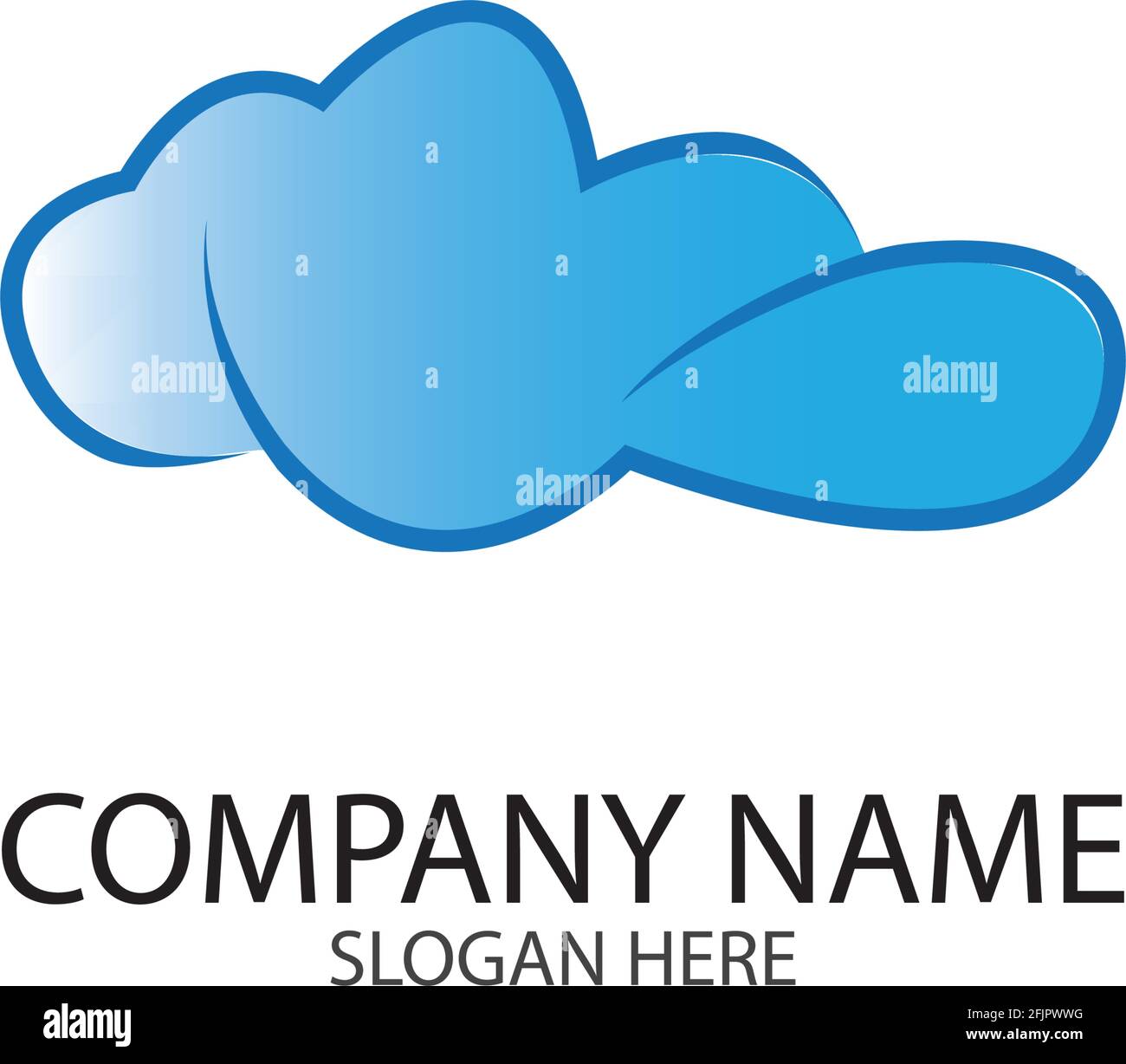 Cloud template vector icon illustration design Stock Vector Image & Art ...