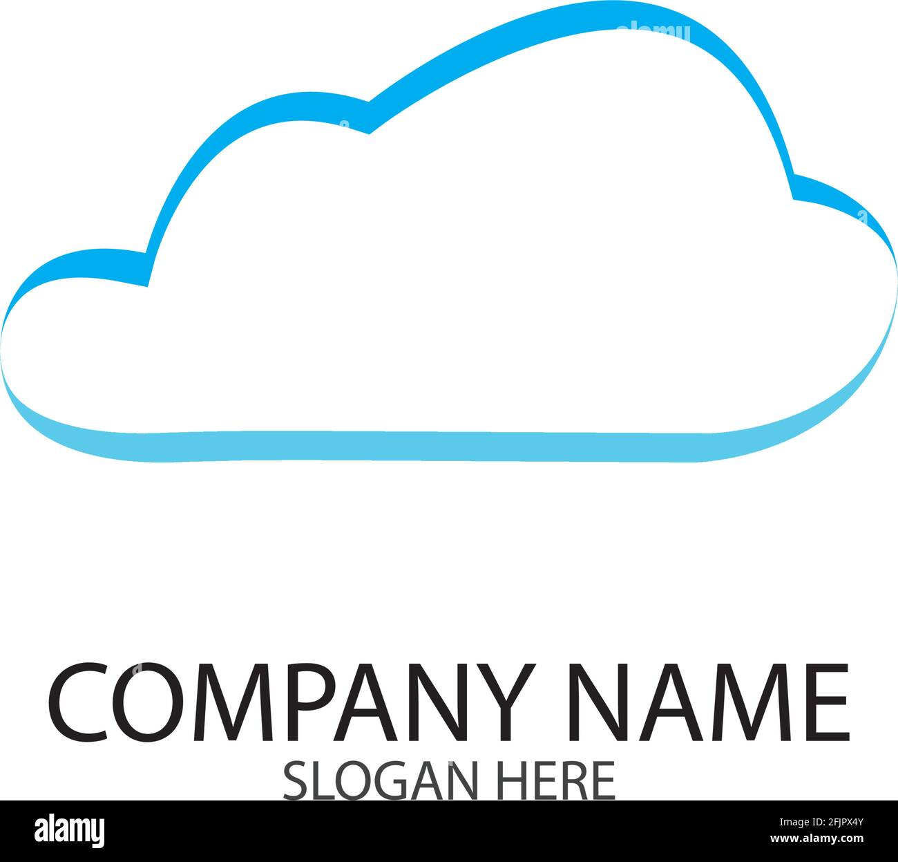 Cloud template vector icon illustration design Stock Vector Image & Art ...