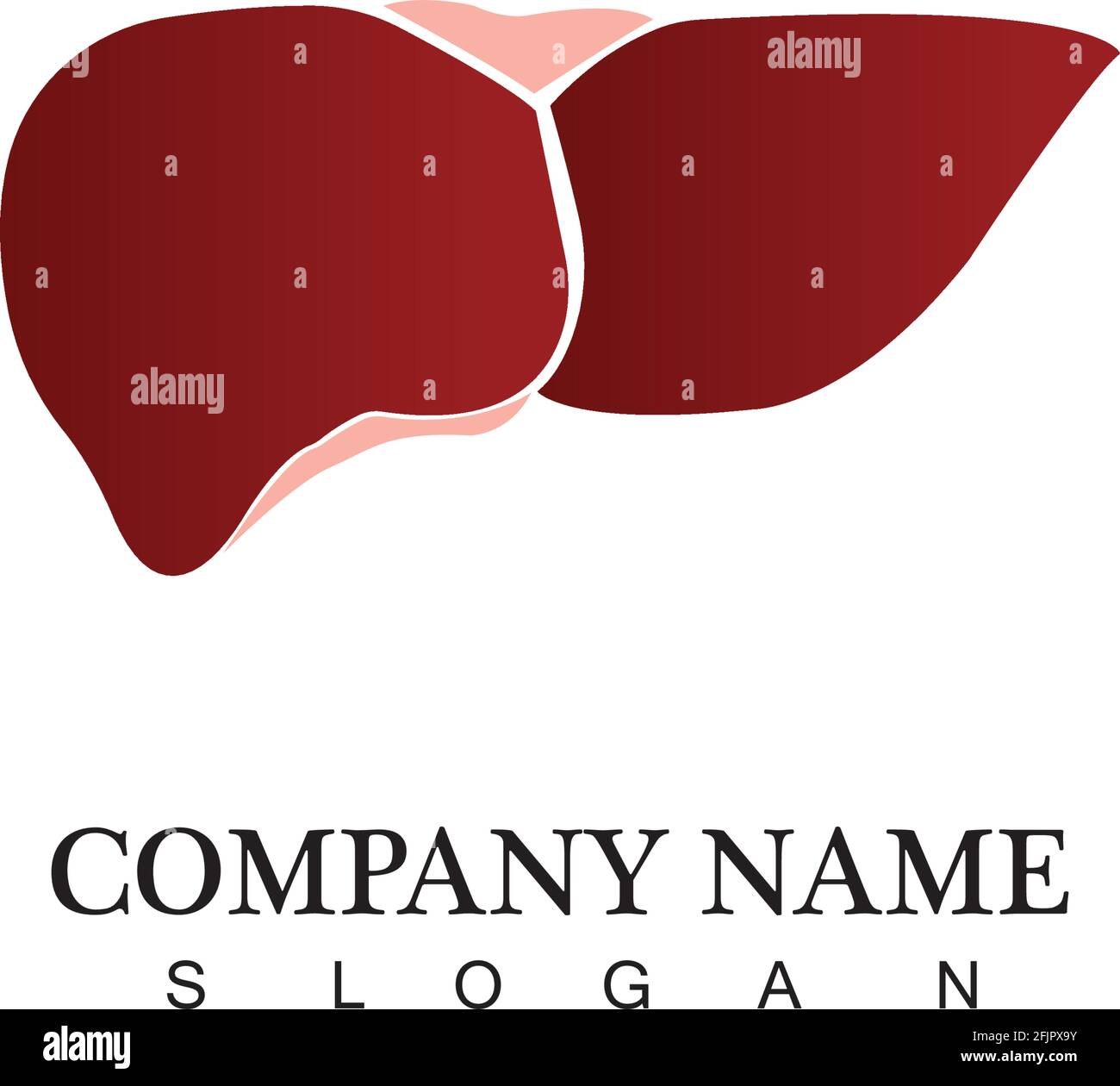 liver icon flat logo Stock Vector Image & Art - Alamy