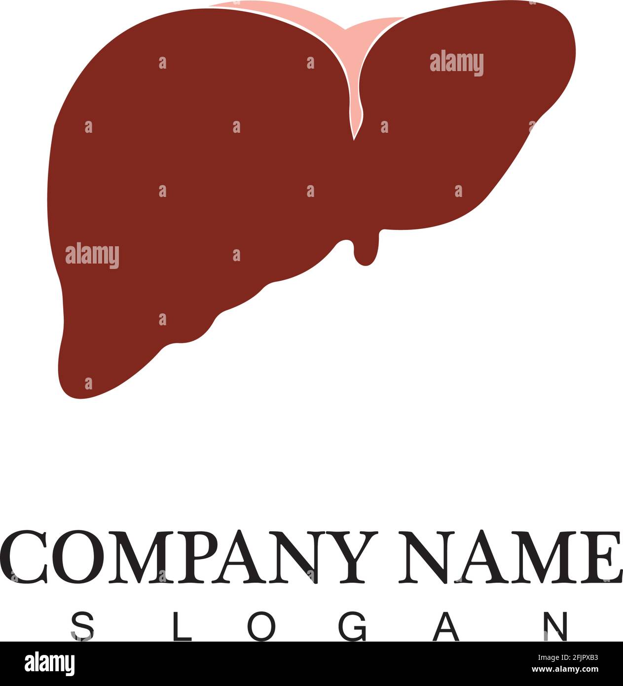 Liver logo design hi-res stock photography and images - Alamy