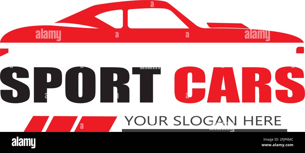 sport car logo template design vector Stock Vector Image & Art - Alamy