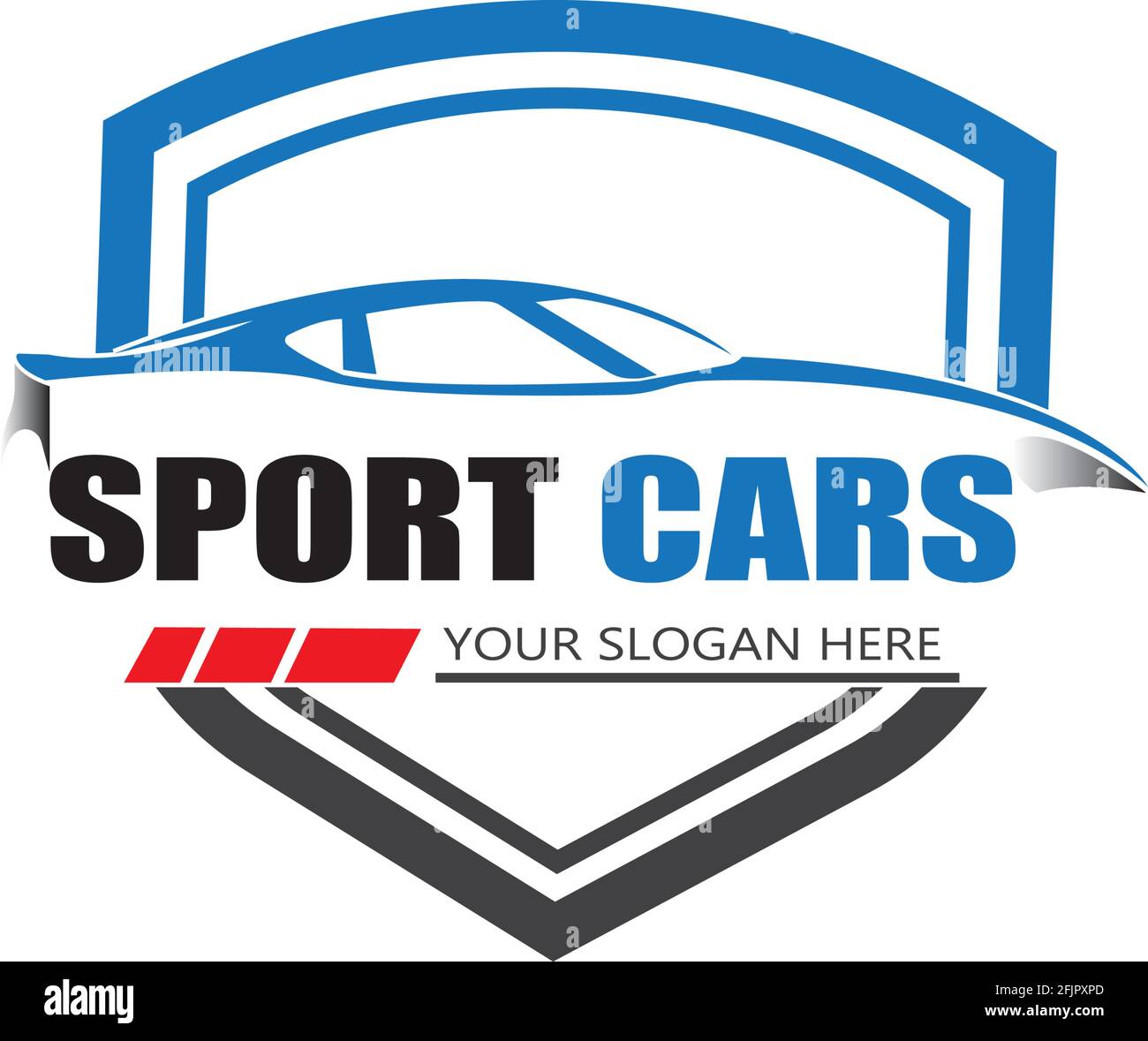 sport car logo template design vector Stock Vector Image & Art - Alamy