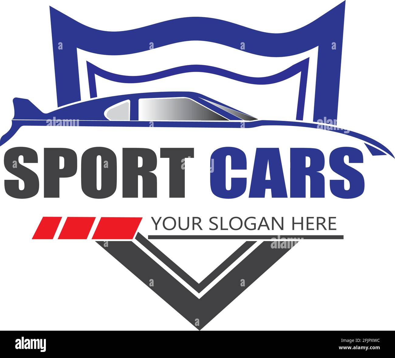 sport car logo template design vector Stock Vector Image & Art - Alamy