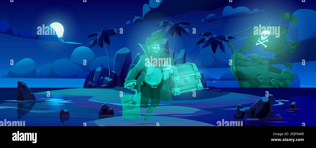 Dead chest island Stock Vector Images - Alamy