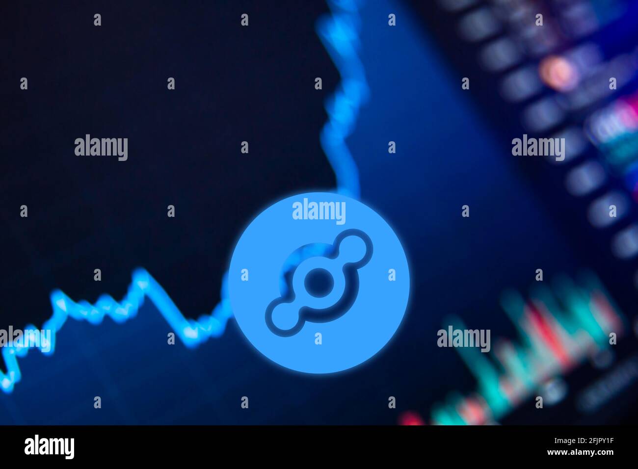 Helium HNT Cryptocurrency. Helium coin growth chart on the exchange ...