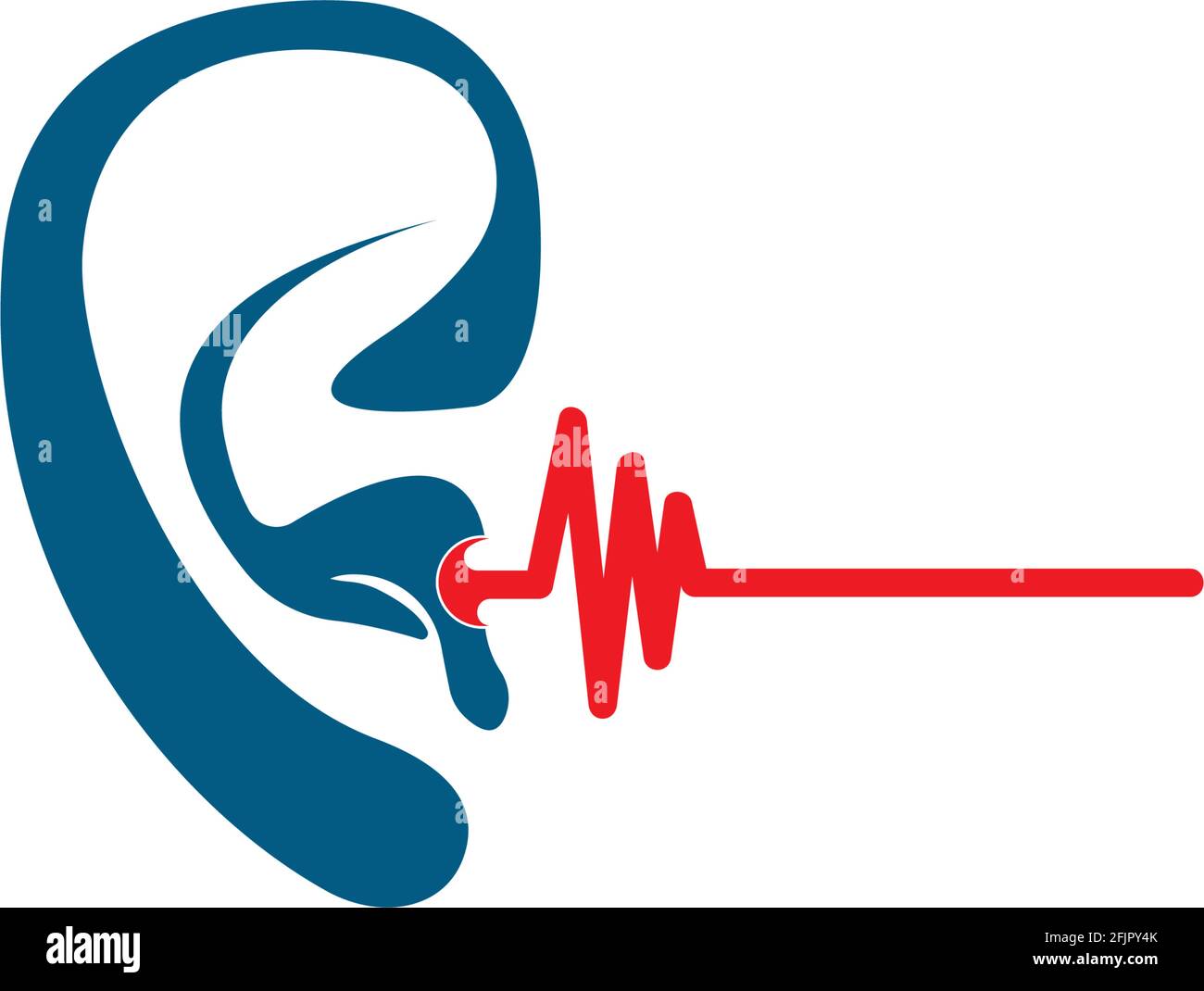 Hearing Logo Template vector icon design Stock Vector Image & Art - Alamy