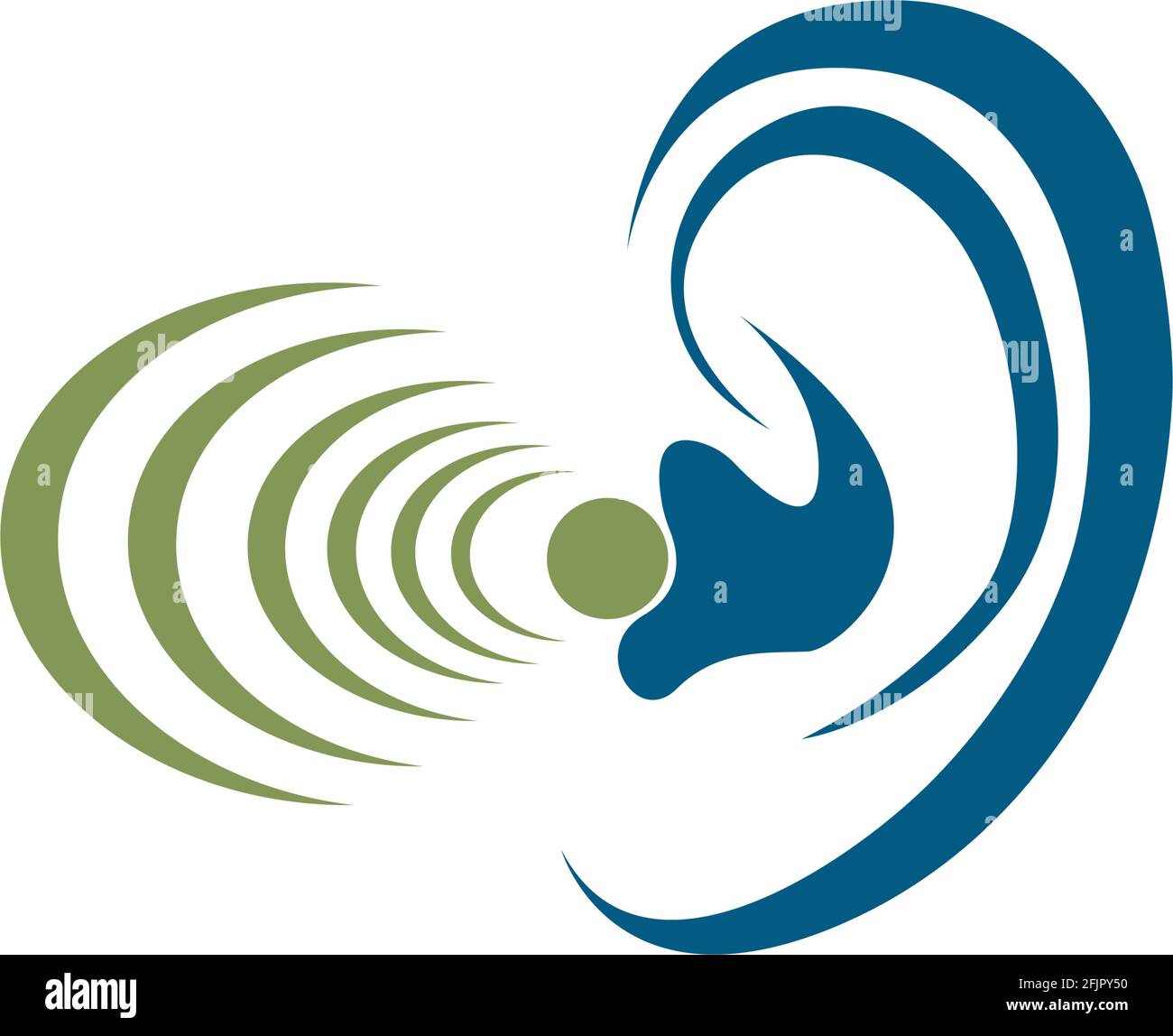 Hearing Logo Template vector icon design Stock Vector Image & Art - Alamy