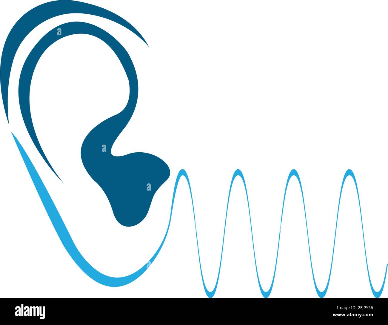 Hearing Logo Template vector icon design Stock Vector Image & Art - Alamy