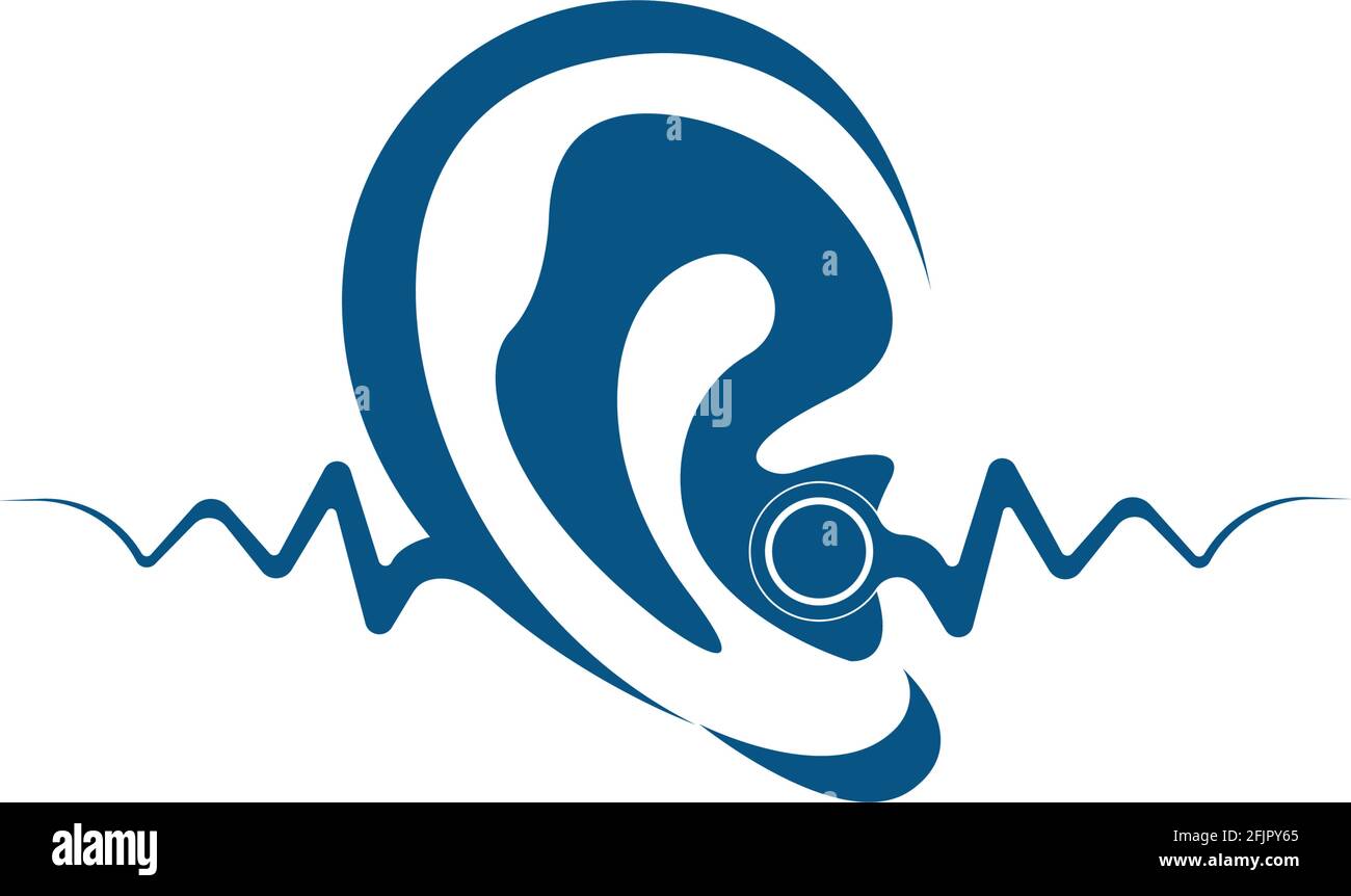 Hearing Logo Template vector icon design Stock Vector Image & Art - Alamy