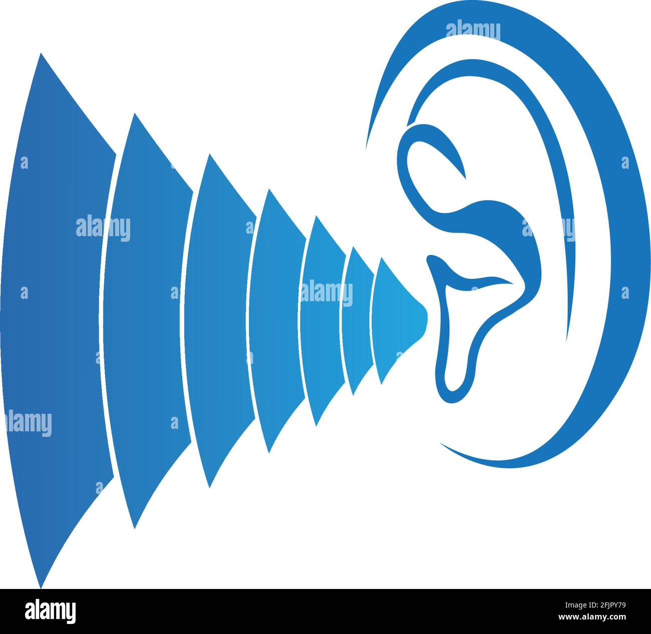 Hearing Logo Template vector icon design Stock Vector Image & Art - Alamy
