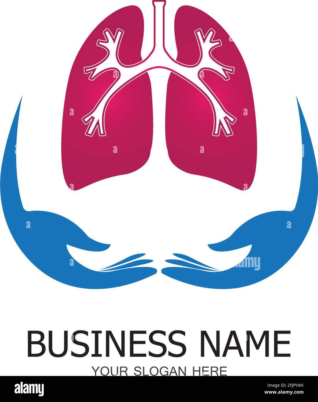 lung health care logo icon design Stock Vector Image & Art - Alamy