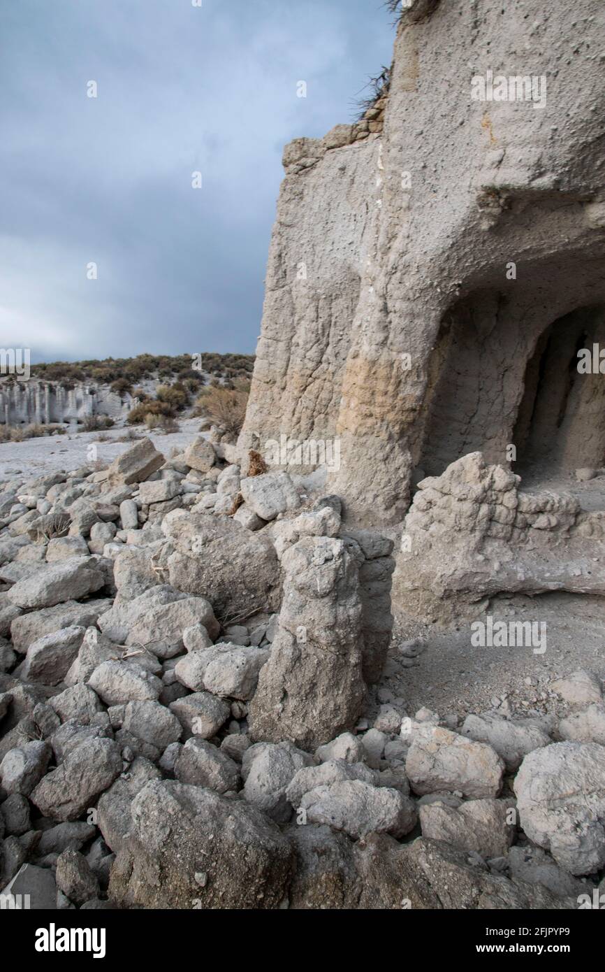 The Bishop Tuffs are also known as the Crowley Lake Columns in Mono ...