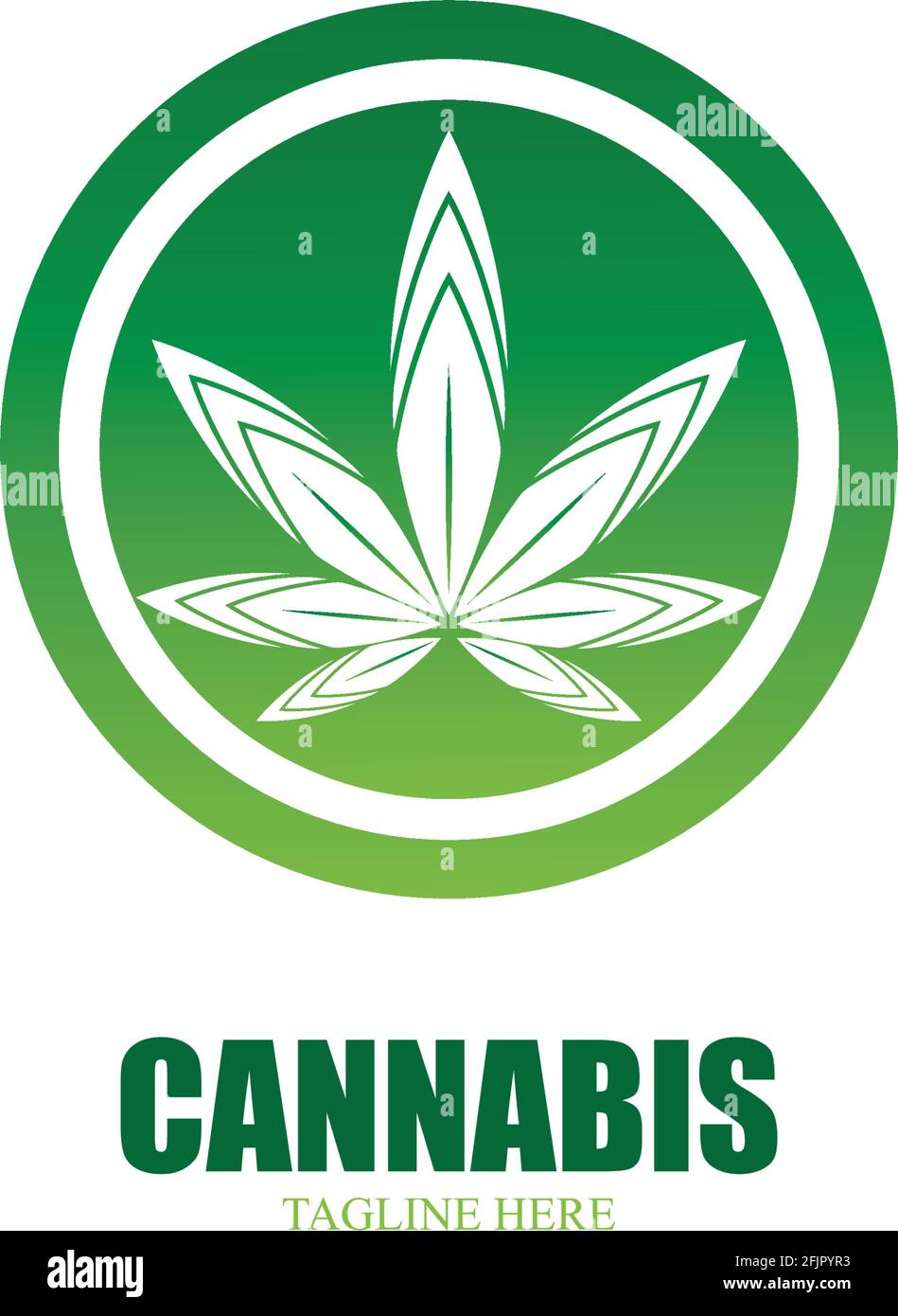 cannabis marijuana leaf icon vector Stock Vector Image & Art - Alamy