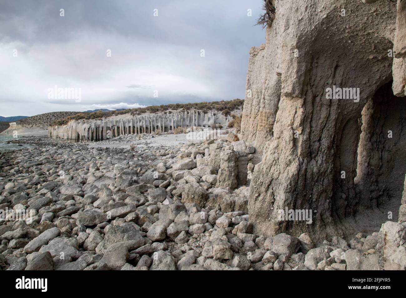 The Bishop Tuffs are also known as the Crowley Lake Columns in Mono ...