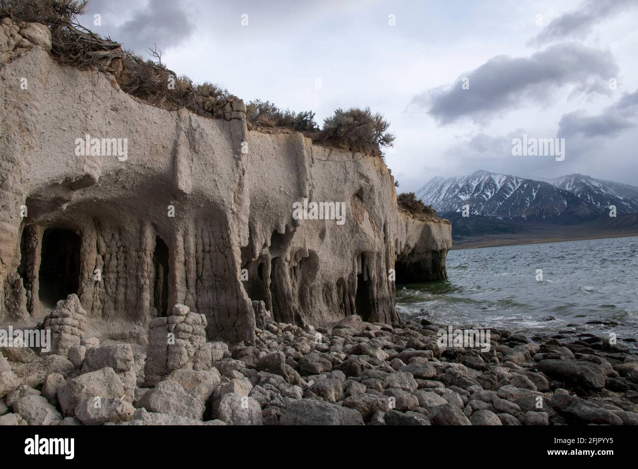 The Bishop Tuffs are also known as the Crowley Lake Columns in Mono ...