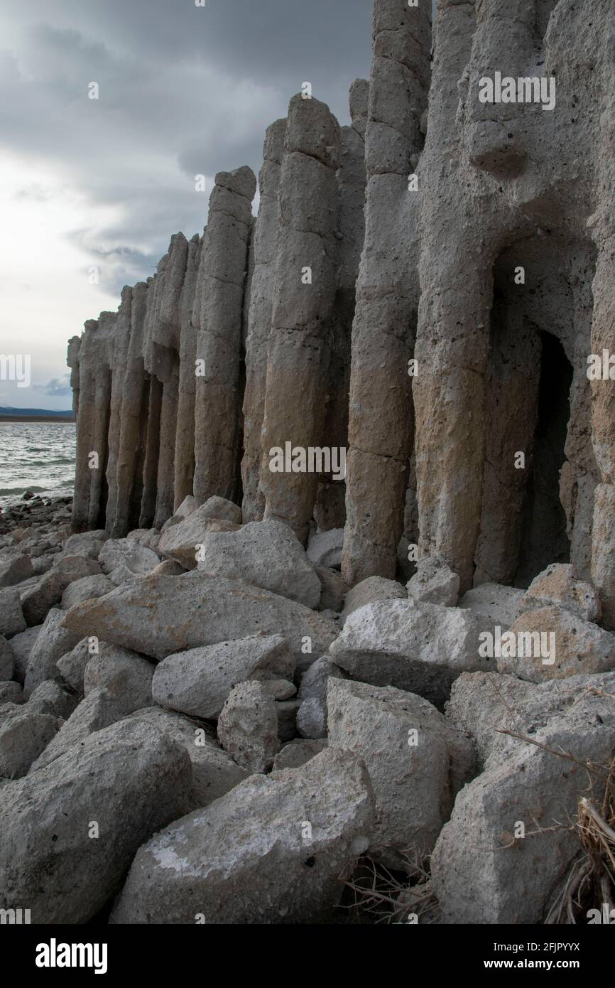 The Bishop Tuffs are also known as the Crowley Lake Columns in Mono ...