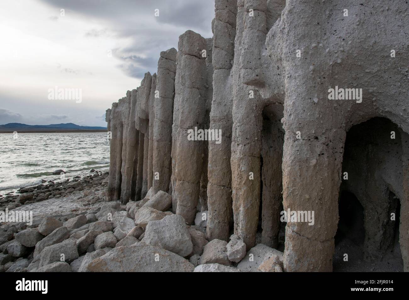 The Bishop Tuffs are also known as the Crowley Lake Columns in Mono ...