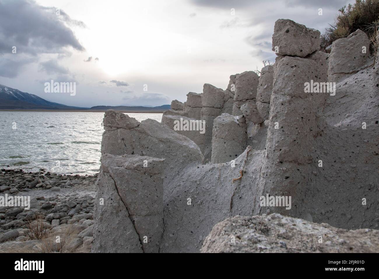 The Bishop Tuffs are also known as the Crowley Lake Columns in Mono ...