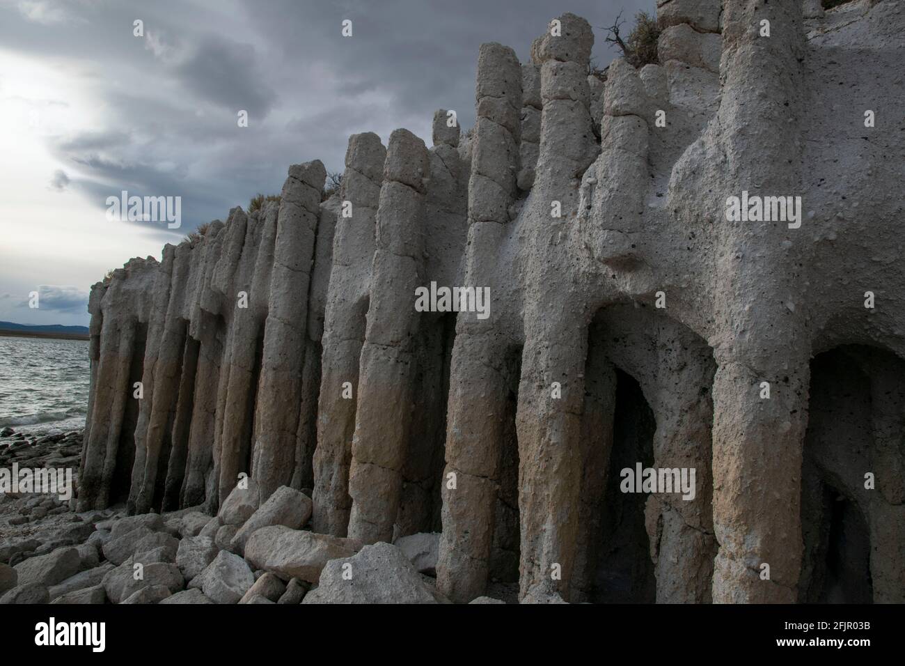 The Bishop Tuffs are also known as the Crowley Lake Columns in Mono ...