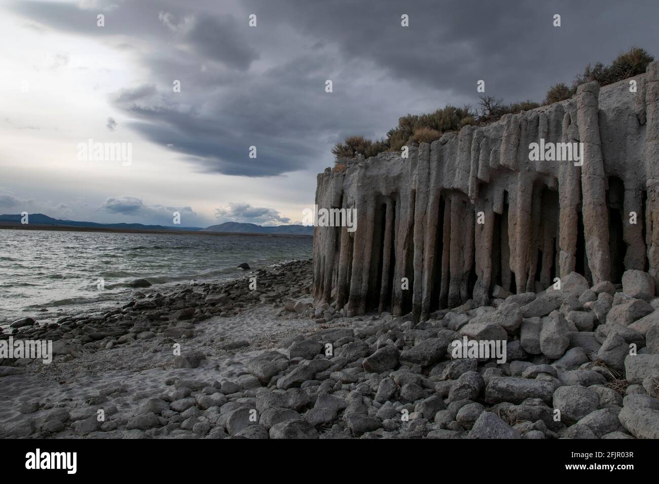 The Bishop Tuffs are also known as the Crowley Lake Columns in Mono ...