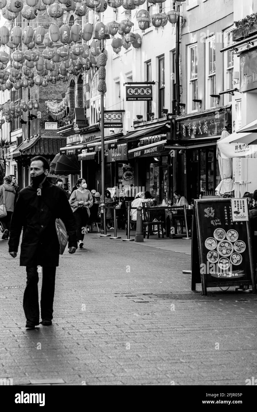 China town in london Black and White Stock Photos & Images - Alamy