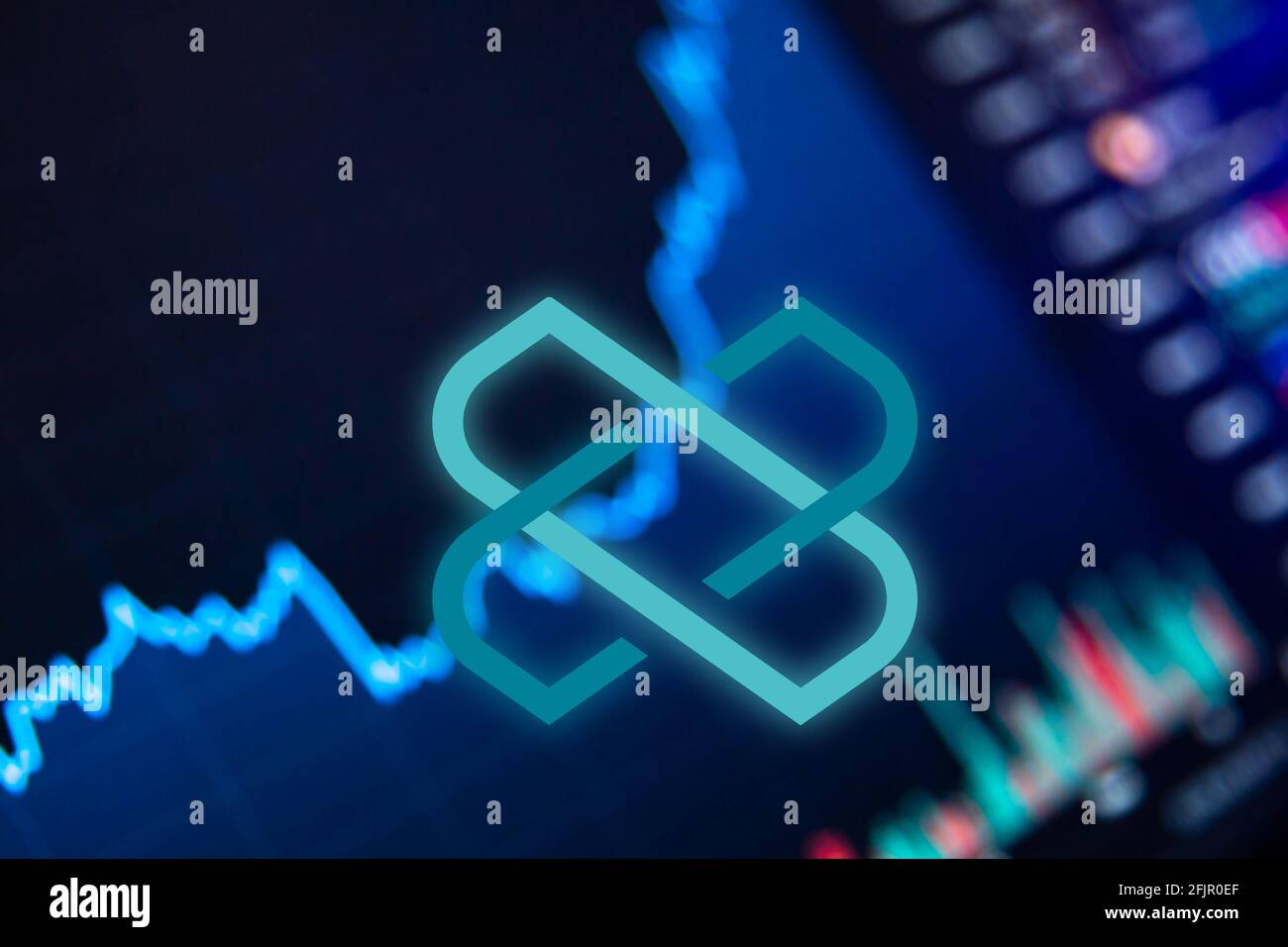 Loom Network Cryptocurrency. Loom Network coin growth chart on the ...