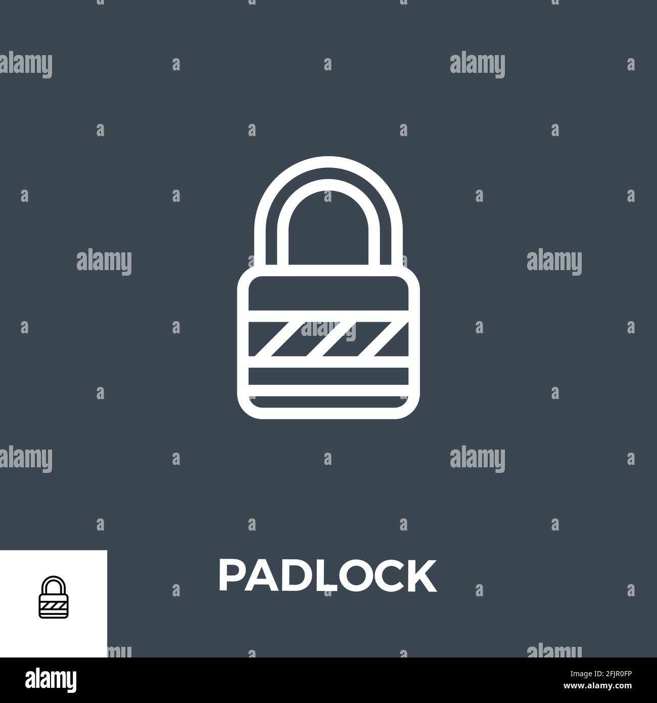 Padlock vector flat icon Stock Vector Image & Art - Alamy