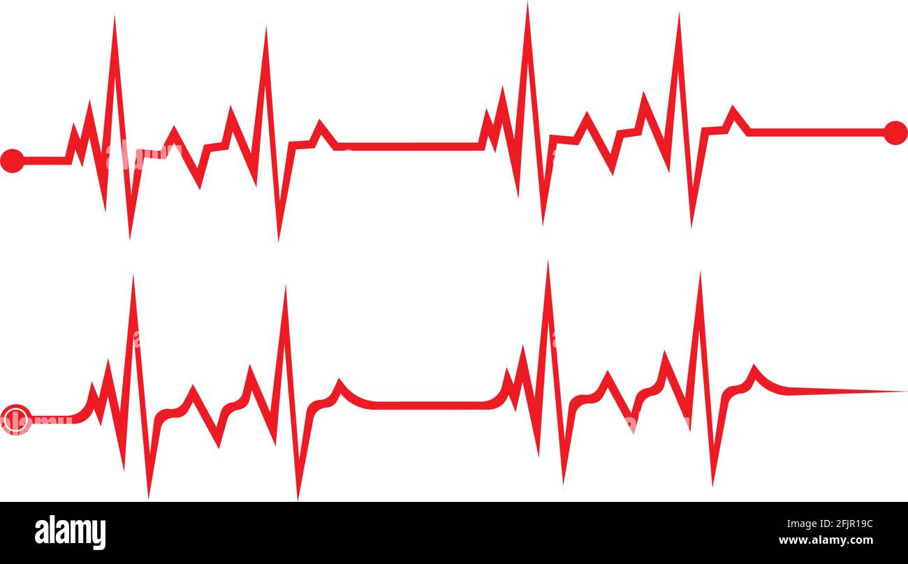 art design health medical heart beat pulse Stock Vector Image & Art - Alamy