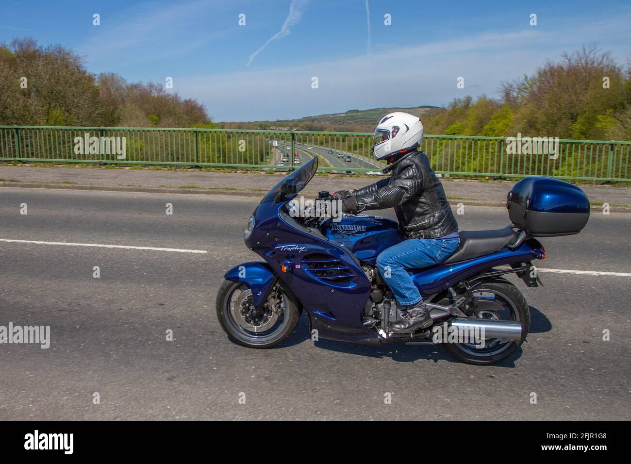 British triumph bikes hi-res stock photography and images - Alamy
