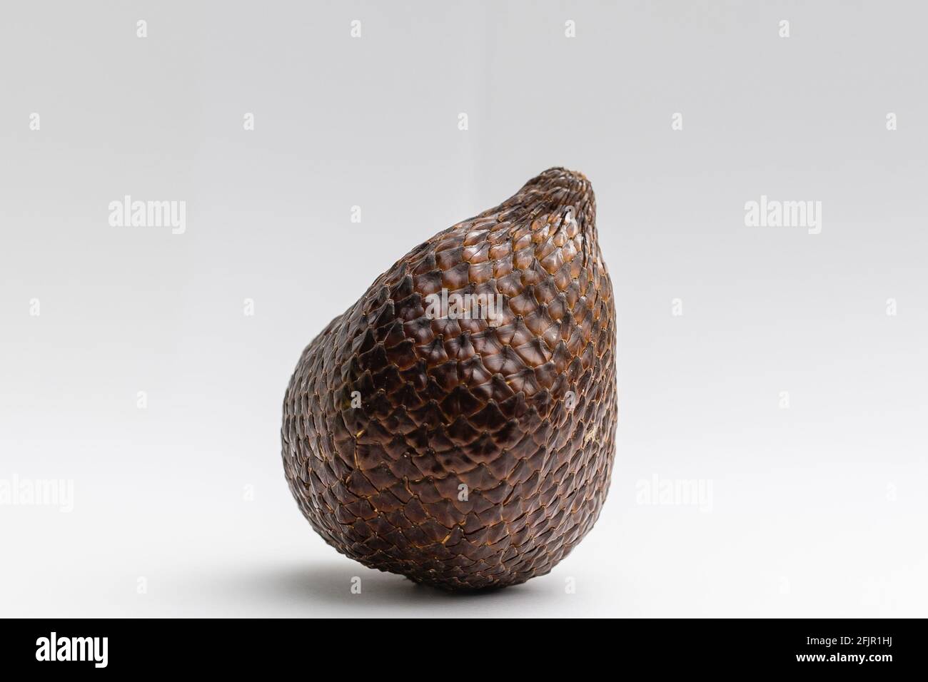 Salak snake fruit isolated on white background with clipping path and ...