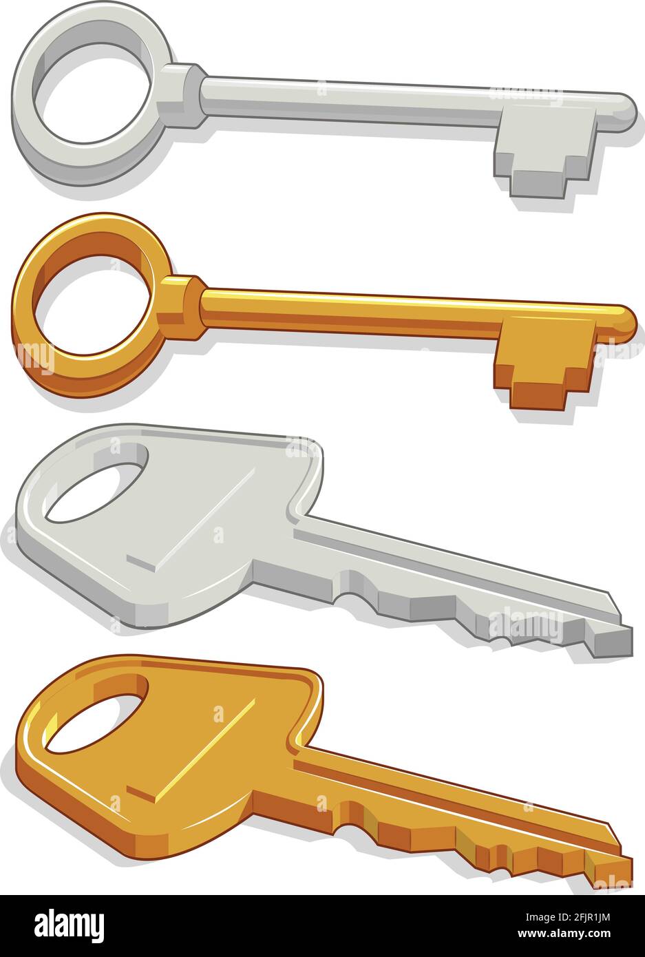 Door Key Security Access Symbol Cartoon Vector Illustration Drawing ...