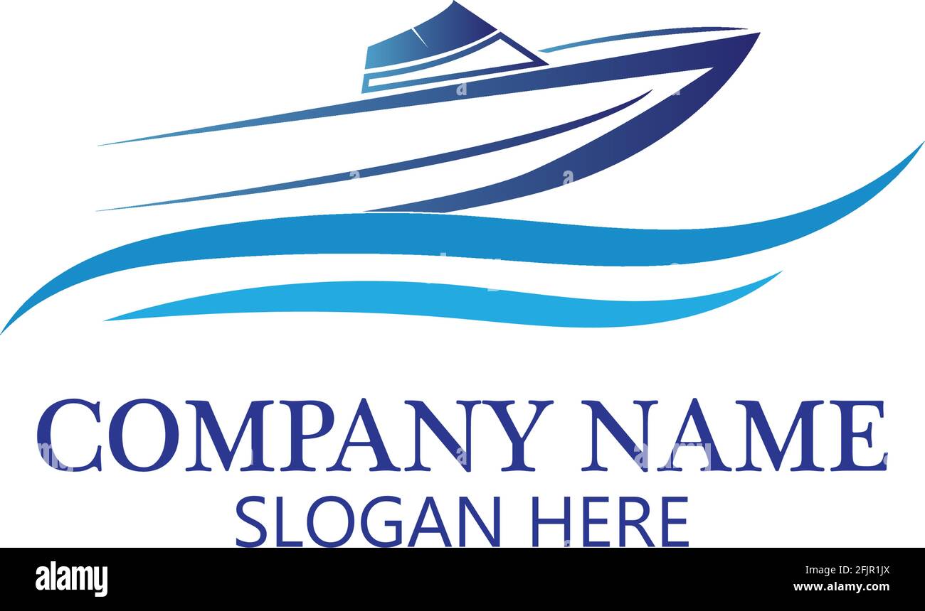 boat logo template,ship icon design,illustration element vector Stock ...