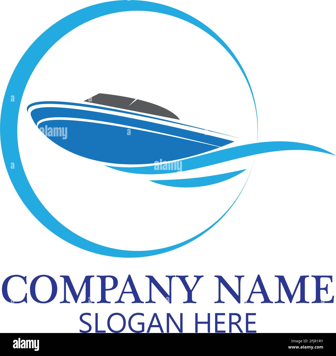 boat logo template,ship icon design,illustration element vector Stock ...