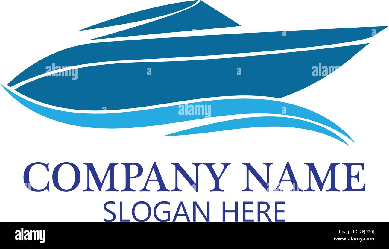 boat logo template,ship icon design,illustration element vector Stock ...