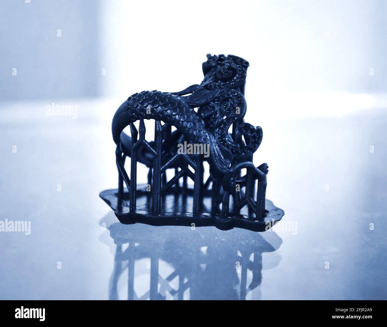 Objects photopolymer printed on stereolithography hi-res stock ...
