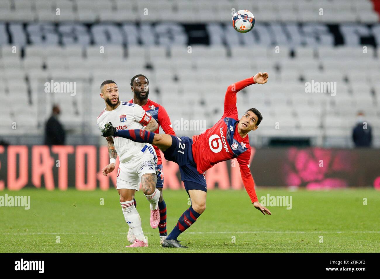 Soccer Football - Ligue 1 - Olympique Lyon vs LOSC - Groupama Stadium ...