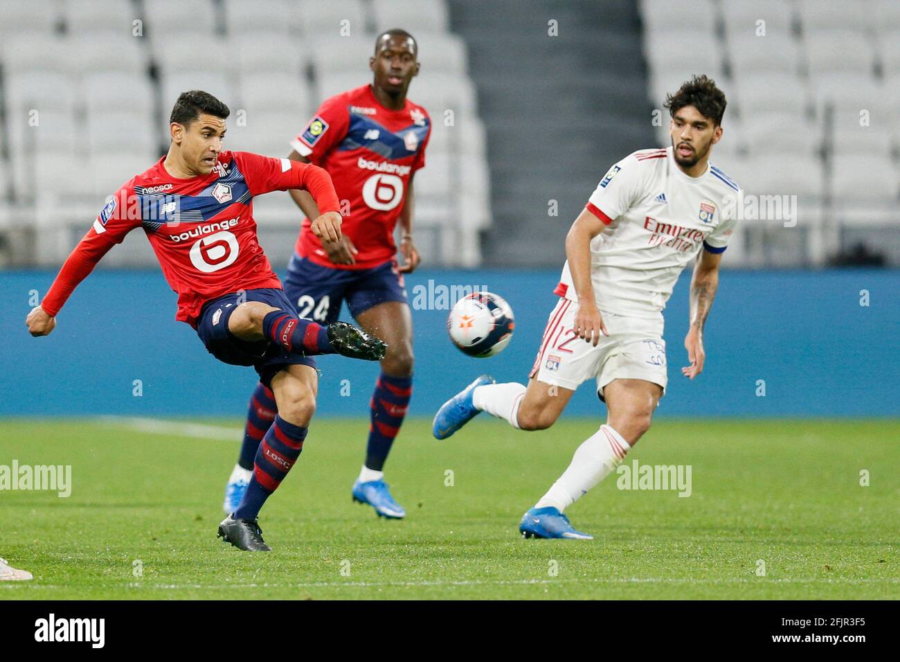 Soccer Football - Ligue 1 - Olympique Lyon vs LOSC - Groupama Stadium ...