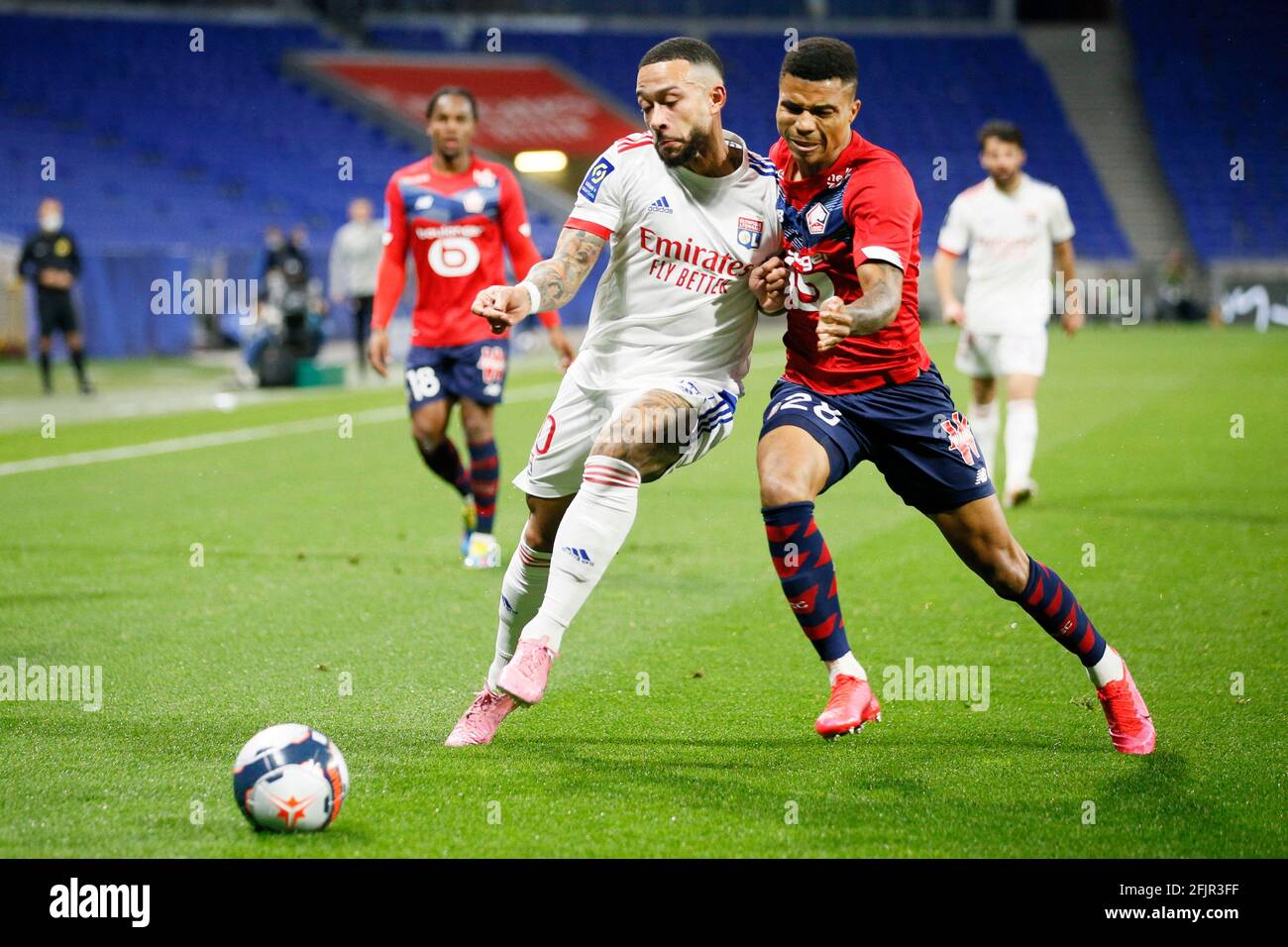 Soccer Football - Ligue 1 - Olympique Lyon vs LOSC - Groupama Stadium ...