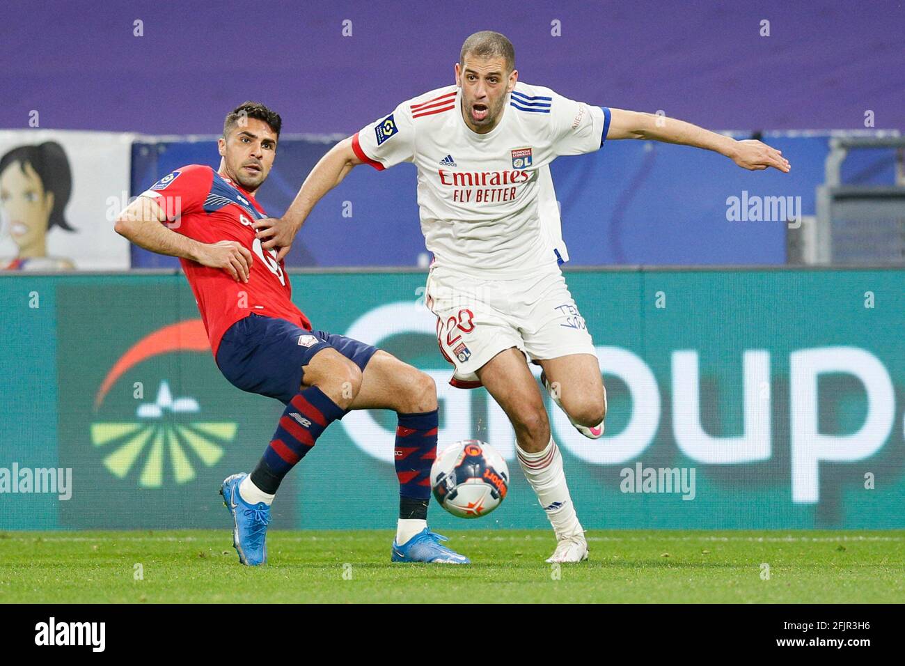 Soccer Football - Ligue 1 - Olympique Lyon vs LOSC - Groupama Stadium ...