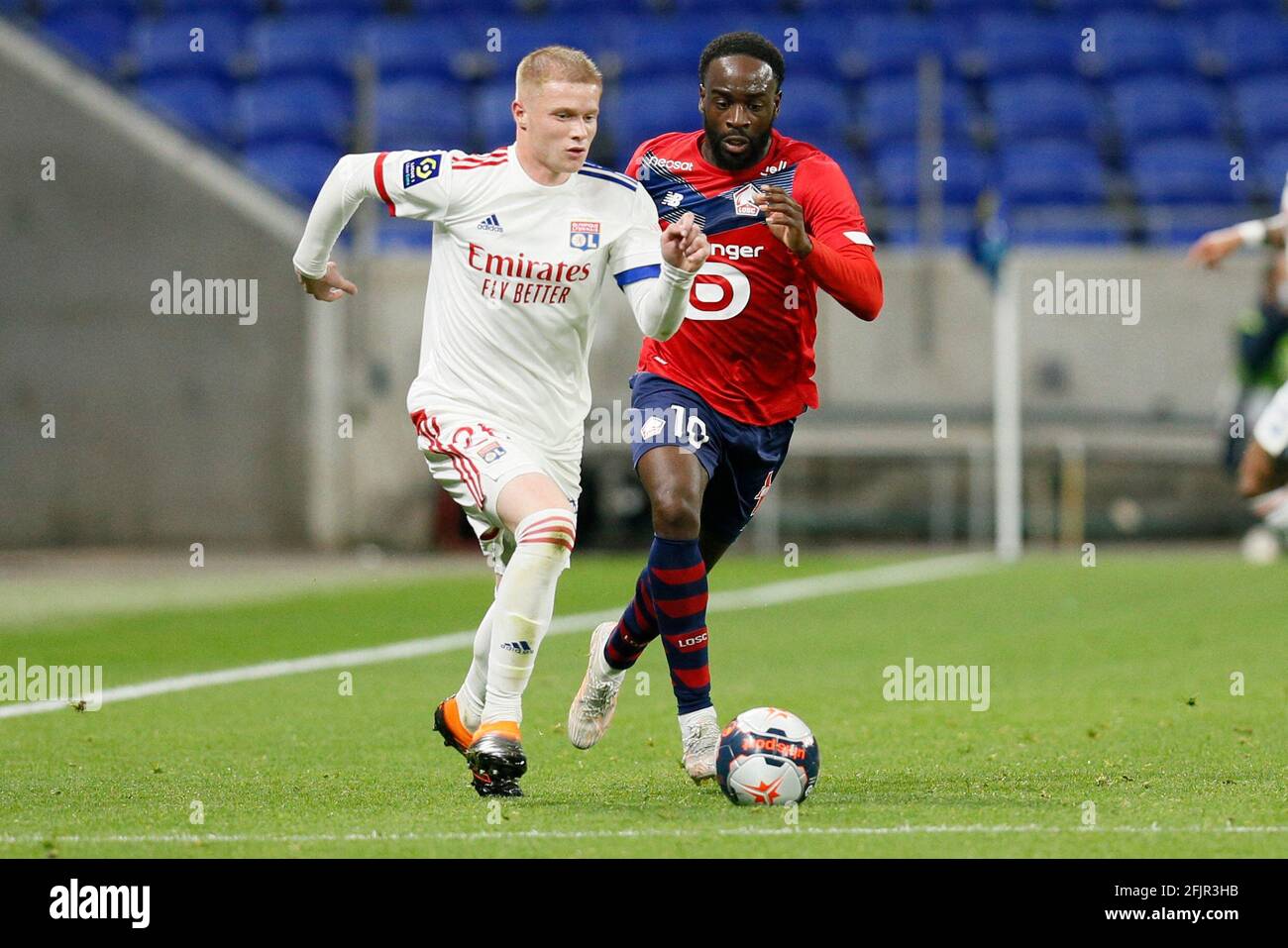 Soccer Football - Ligue 1 - Olympique Lyon vs LOSC - Groupama Stadium ...