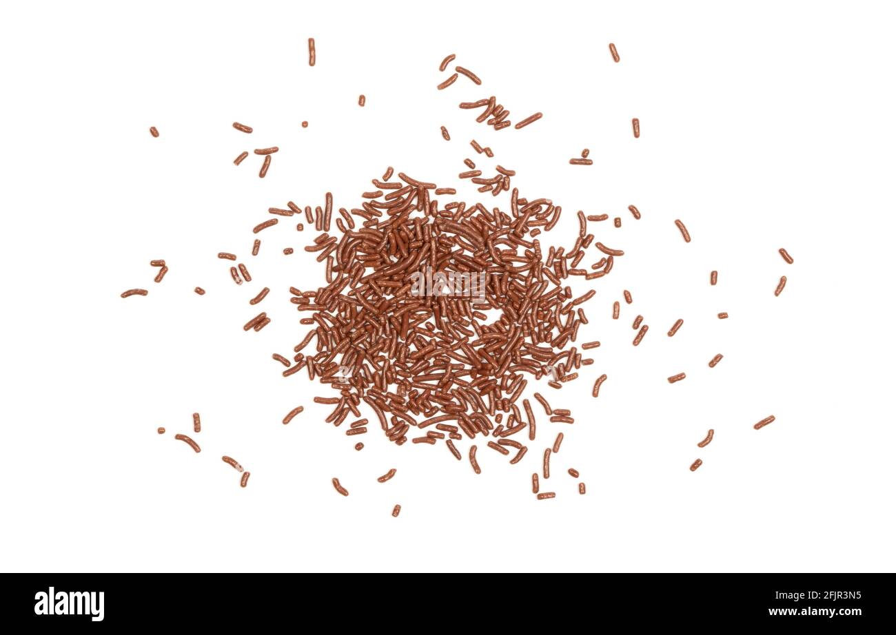 Typical dutch chocolate sprinkles (hagelslag), used on bread, cake or ...