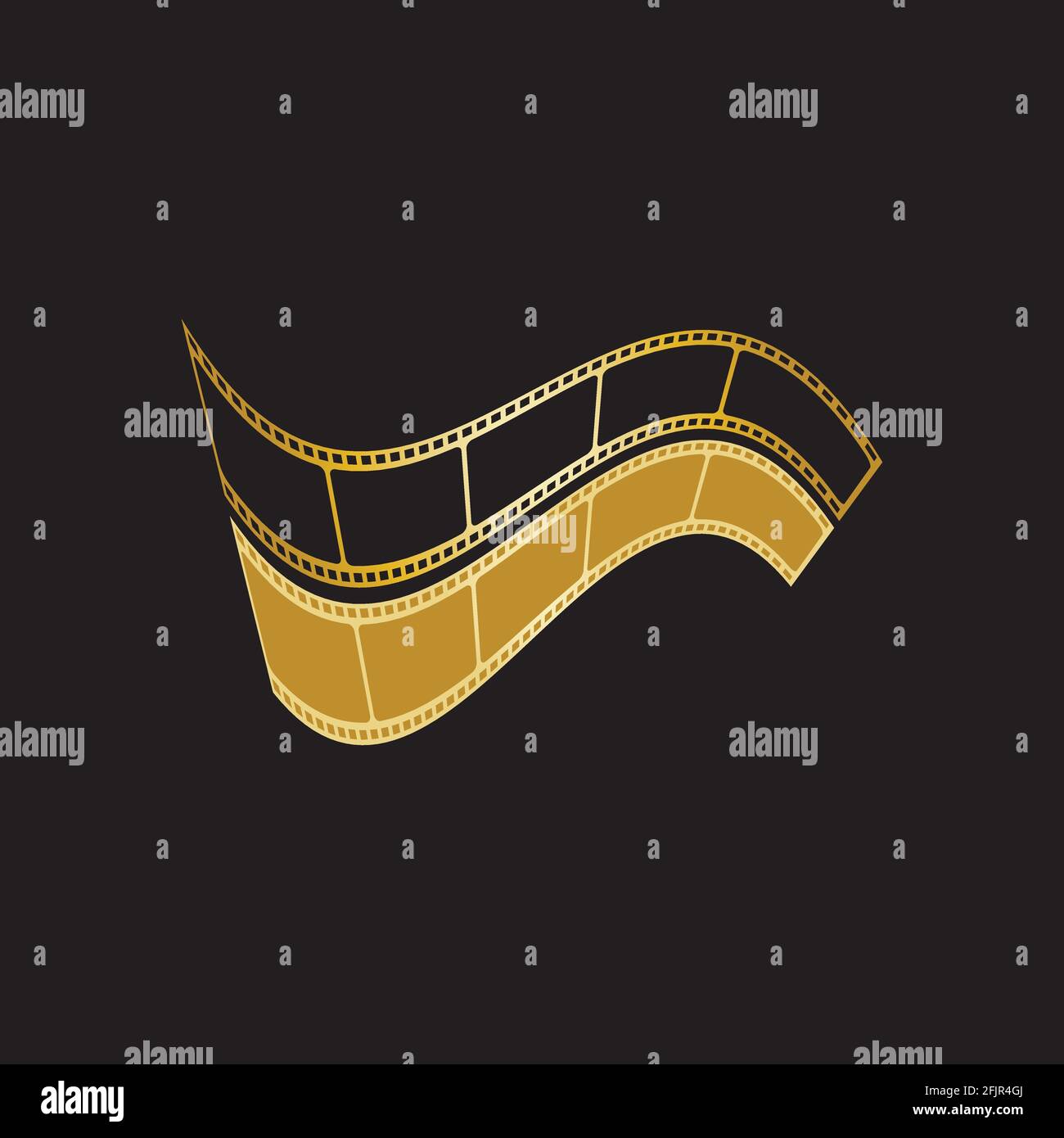 Illustration film strip alphabet letter Stock Vector Images - Alamy