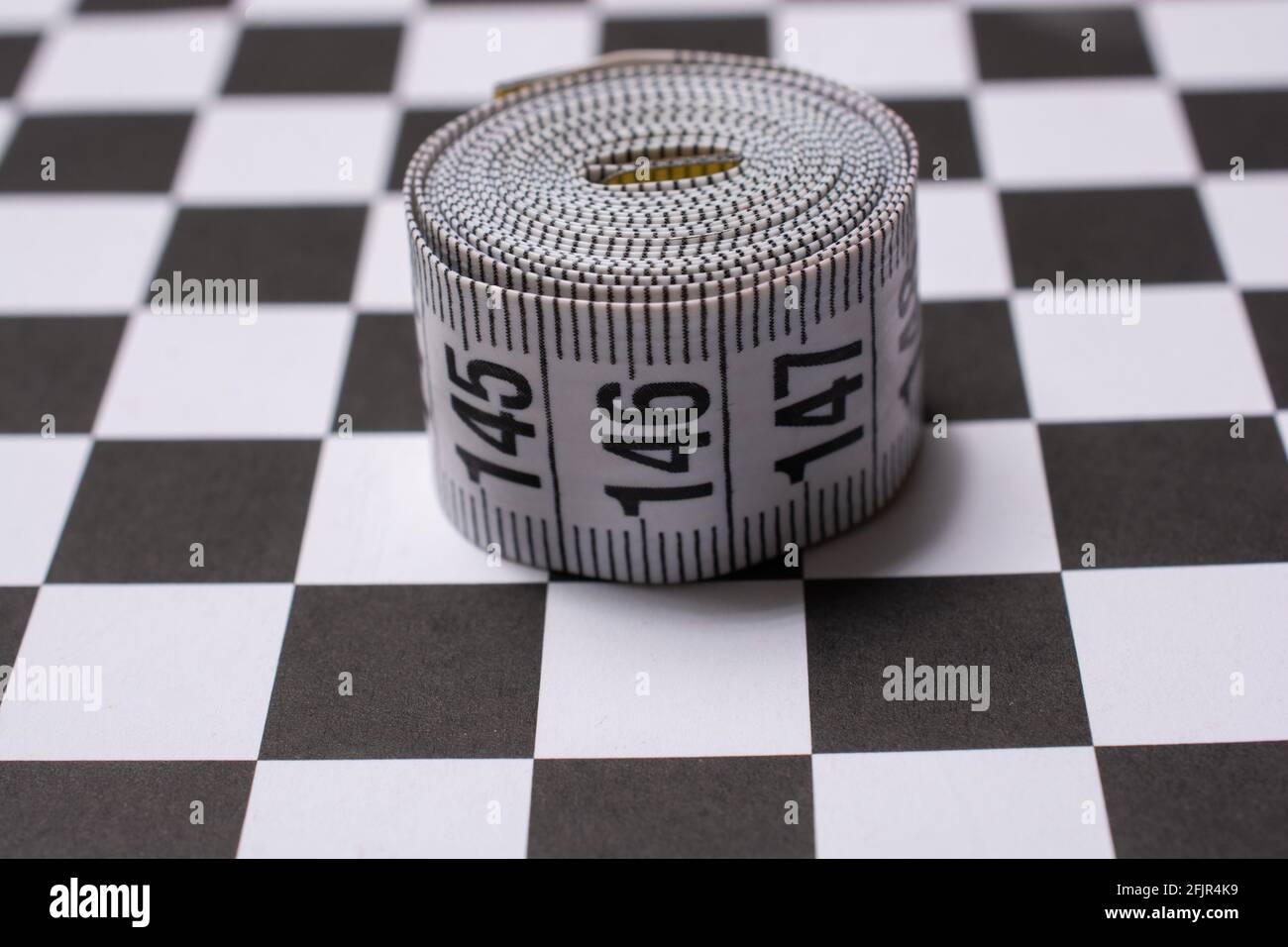 soft measuring tape. tape measure with metric scale Stock Photo - Alamy